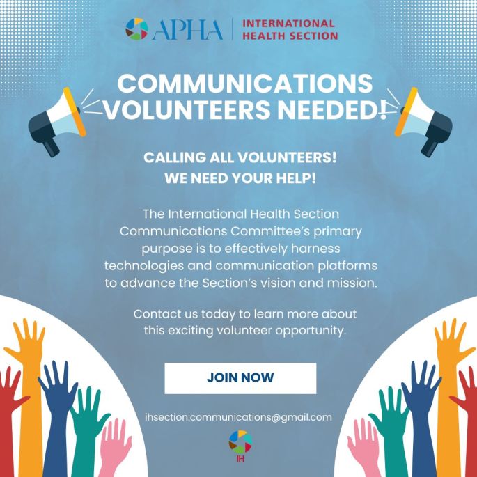 IH CONNECT – The (unofficial) home of APHA's International Health Section